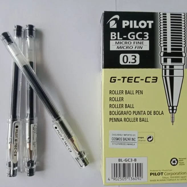 3 pieces Pilot GTEC, 0.3mm (BLACK) | Lazada PH