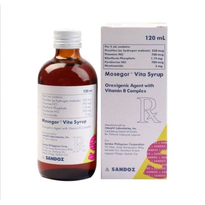 Mosegor Vita Syrup [60ml 120ml] Expiration Date: July 2023 | Lazada PH
