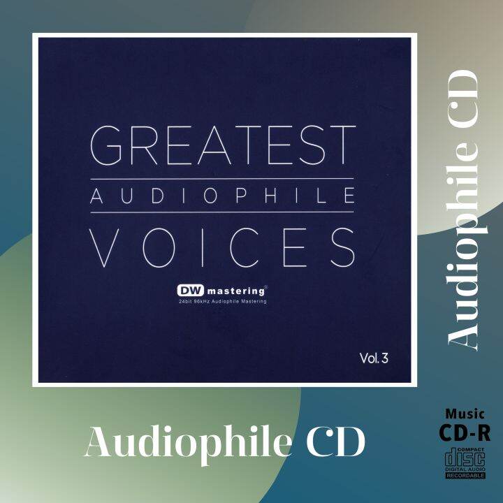 CD AUDIO เพลงร้องฟังเพลิน บันทึกเสียงดี Greatest Audiophile Voices Vol ...