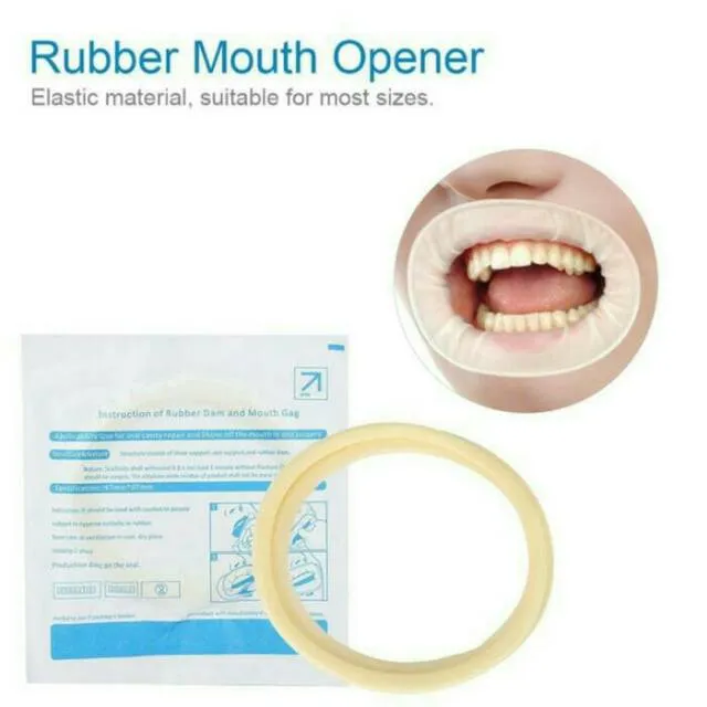 Dental optragate rubber mouth opener cheek o retractor retraktor karet ...