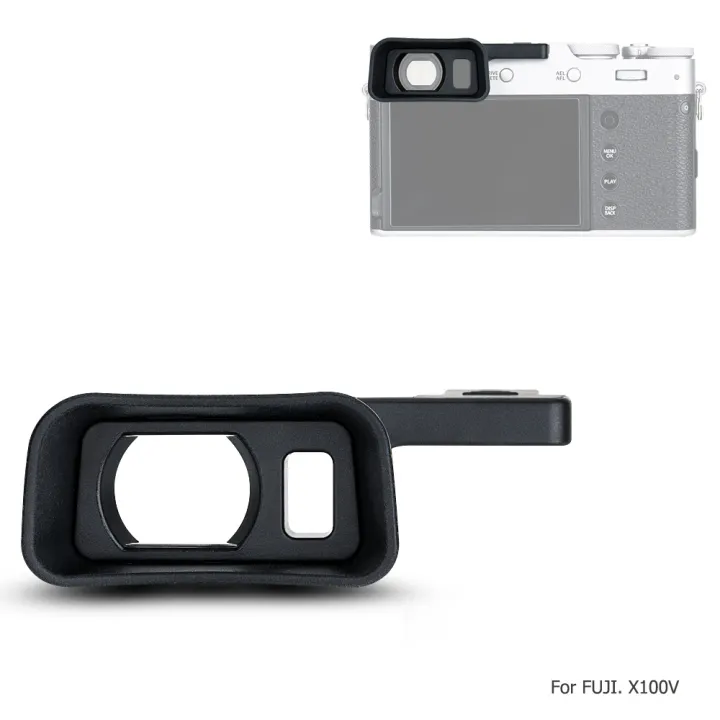 Kiwifotos Long Soft Viewfinder Eyecup Eyepiece Eye Cup Eyeball for Fujifilm Fuji X100V ...