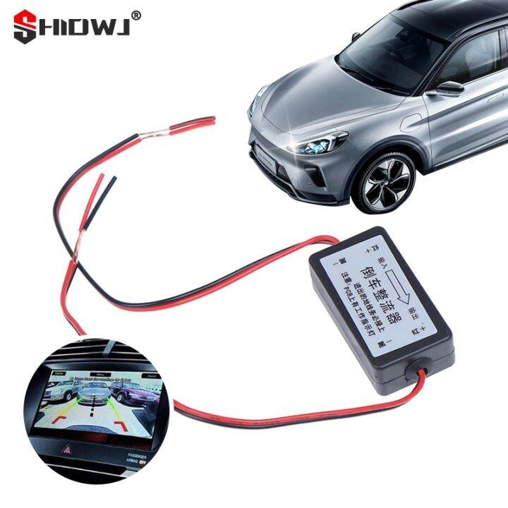 12V DC Power Relay Capacitor Filter Connector Auto Car Camera Filter ...