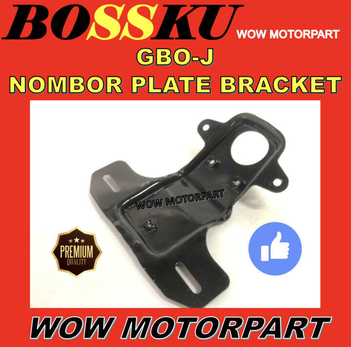 HONDA GBOJ REAR NUMBER PLATE BRACKET GBO J REAR NO PLATE BRACKET MMC ...