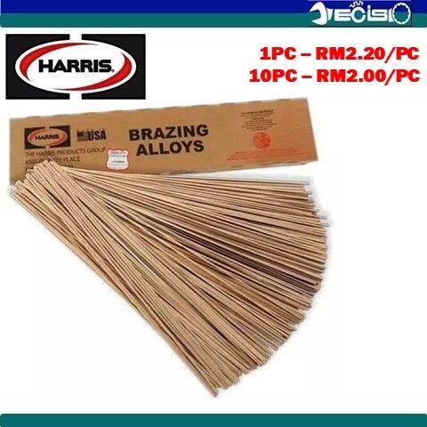 HARRIS Copper Brazing Alloy Rod / Welding Rod 0% Silver Phos Copper Rod ...