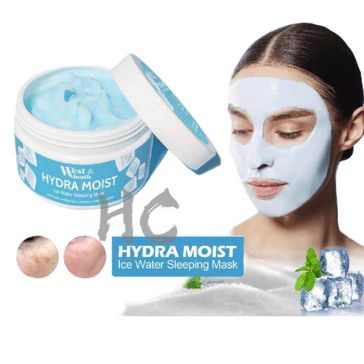 Hydra Moist Ice Water Sleeping mask Drunk skin Moisturizer Brightening ...
