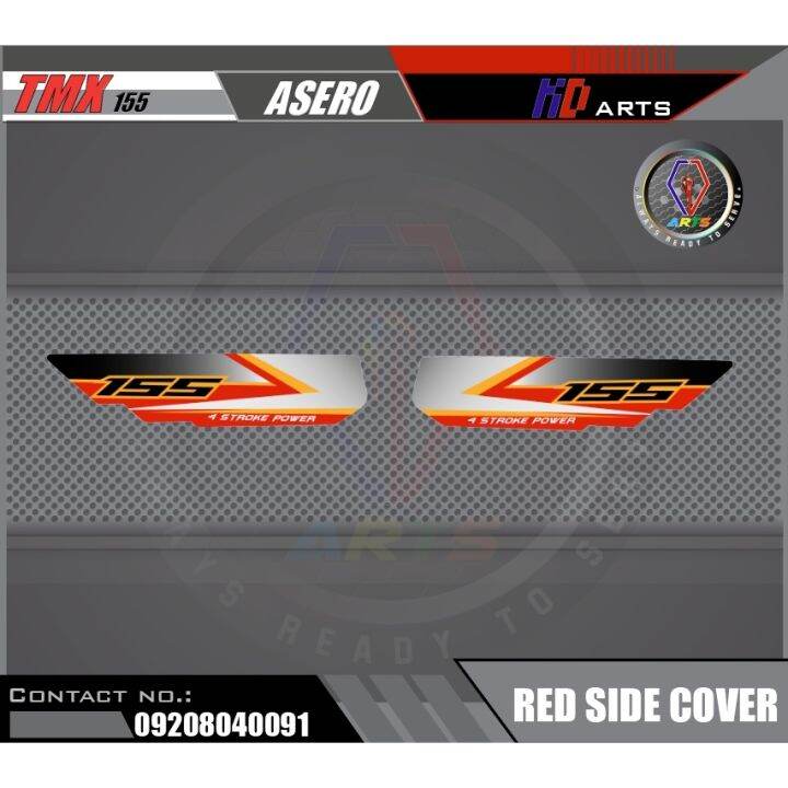 TMX 155 Decals Asero : SIDE COVER ONLY DECALS | Lazada PH