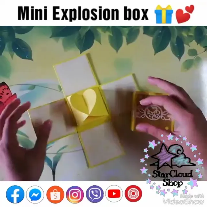 Mini Explosion Box Cute Personalized Handmade Gift Anniversary ...