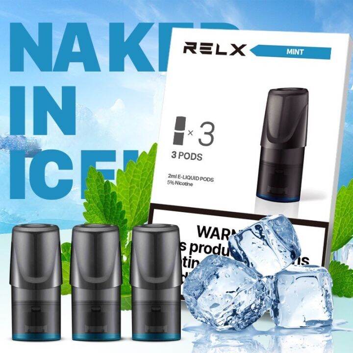 RELX Classic Pods 3 in 1 Relx Pods Fresh Red Flavors Vape Juice 100% ...