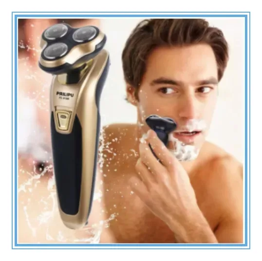 3-in-1 Original 3D Electric Shaver for Men with 3 Cutter Heads ...