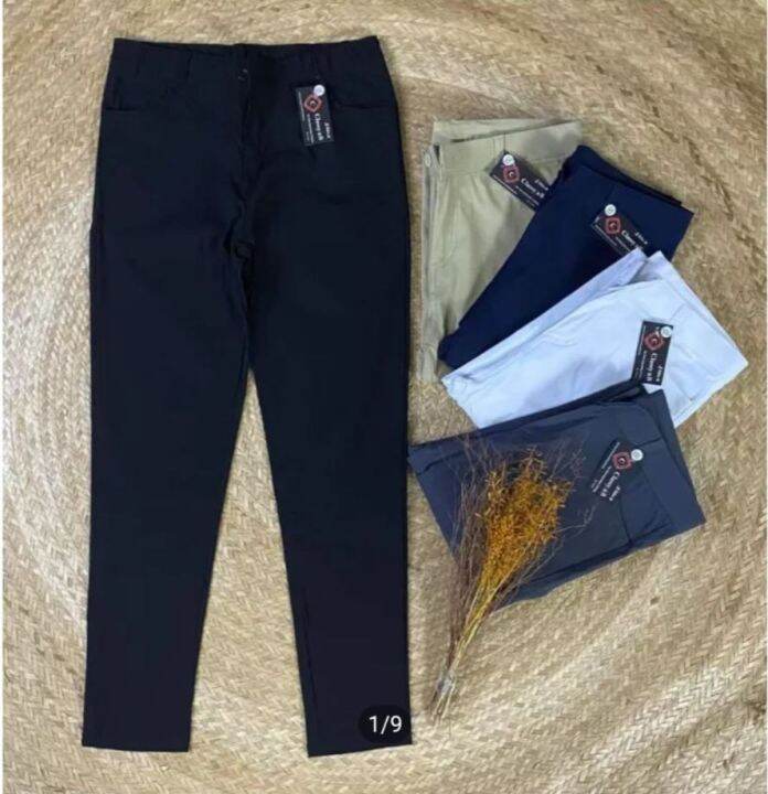 Office/School Uniform #888 Slacks/Trouser Soft Denim Stretchable Pants ...