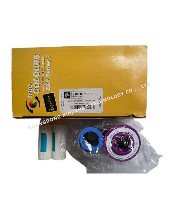 Zebra ZXP7 Card Printer 800077-740 YMCKO Color Ribbon 250 Images For ...