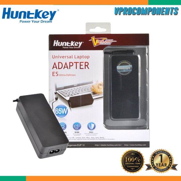 Huntkey 65w universal Laptop Adapter | Lazada PH