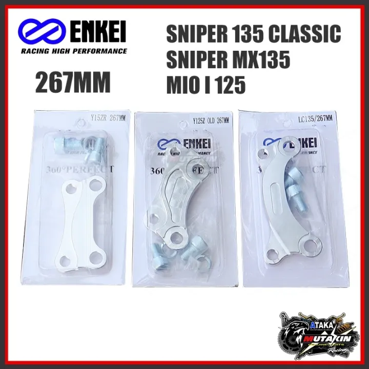ENKEI 267mm front disc Brake Mount Bracket Clamp Pads MIO S 267MM ...