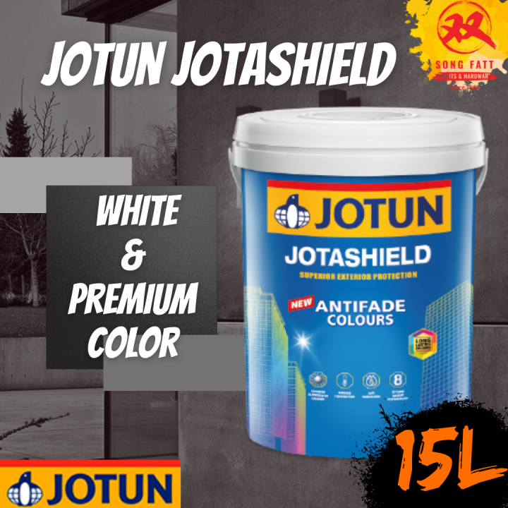Jotun Paint JOTASHIELD (PREMIUM/WHITE) 15L Anti Fade Colour/Extreme ...
