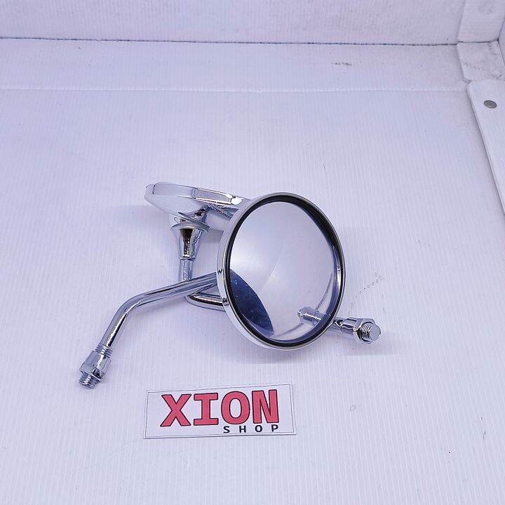 Spion Honda Bulat Mini Crome Kaca Cembung Model Vespa | Lazada Indonesia