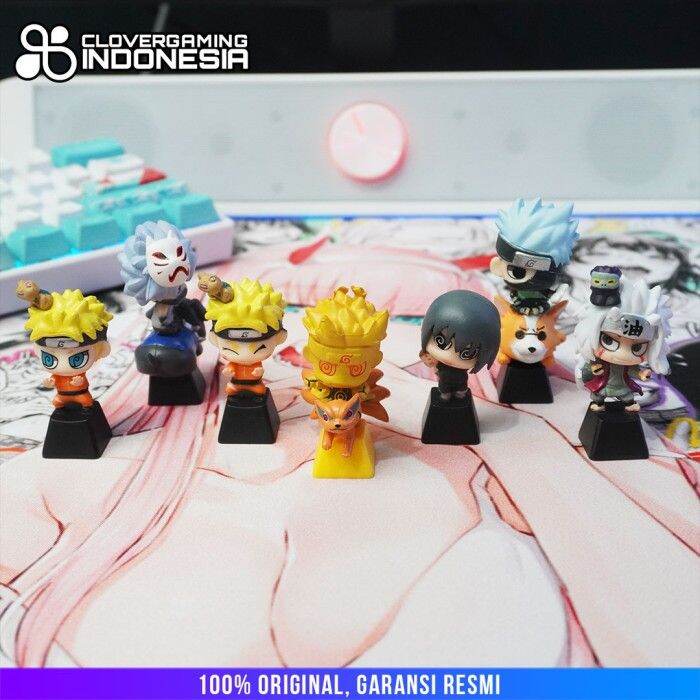 Keycaps Artisan Naruto Sasuke Kakashi Akatsuki for Mechanical Keyboard ...