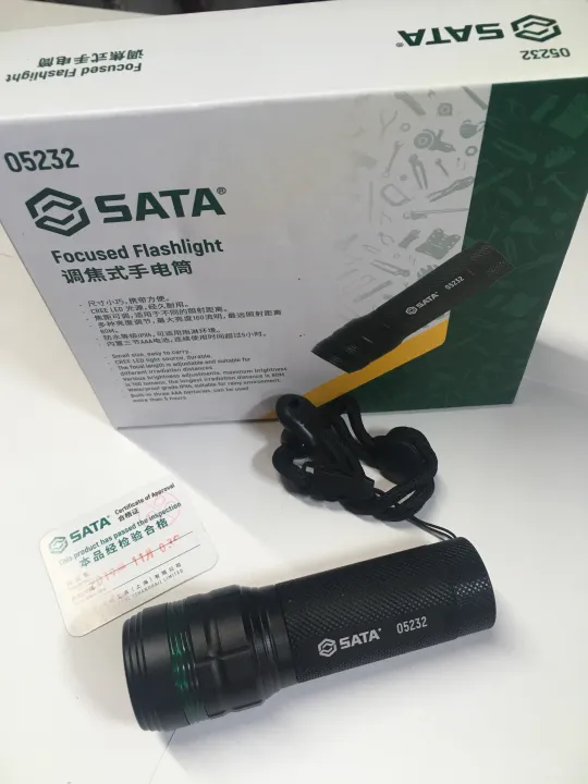 SATA ADJUSTABLE FOCAL LENGTH FLASHLIGHT | Lazada PH