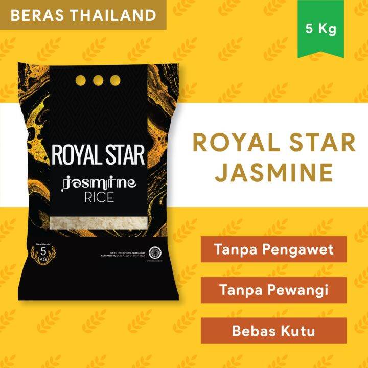 ROYAL STAR JASMINE Rice (Beras Melati THAILAND) 5 kg | Lazada Indonesia