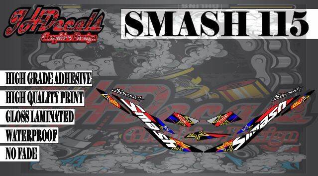 SUZUKI SMASH 115 DECALS SET | Lazada PH