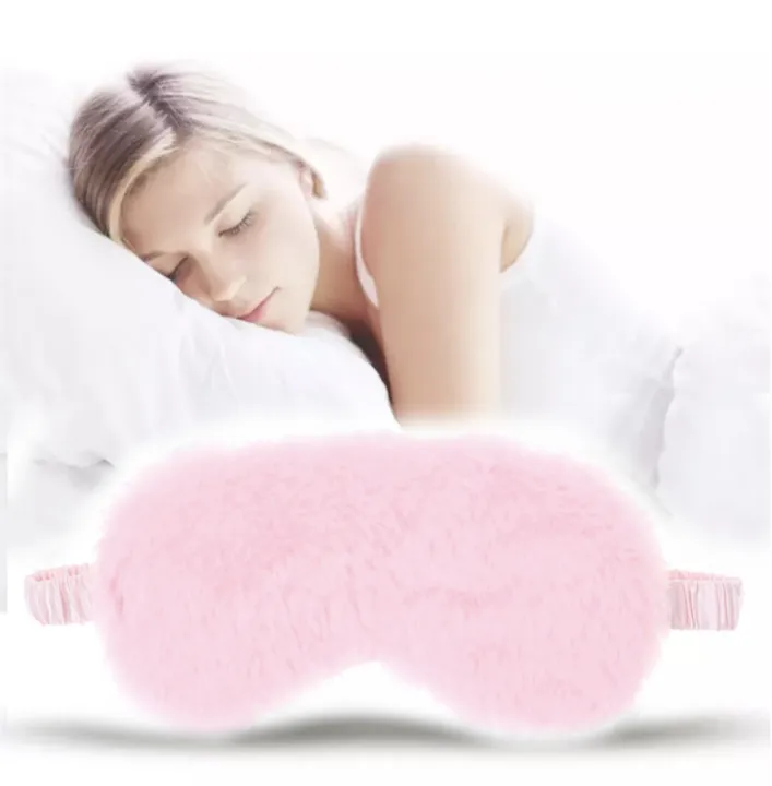 Cute Cartoon Plush Soft Eye Mask Sleep Mask Blindfold Travel Eyeshade ...