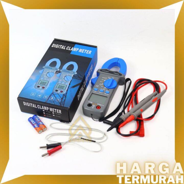 TANG AMPERE DIGITAL CLAMP METER TS-202 | ALAT TEST / UKUR AMPER LISTRIK ...