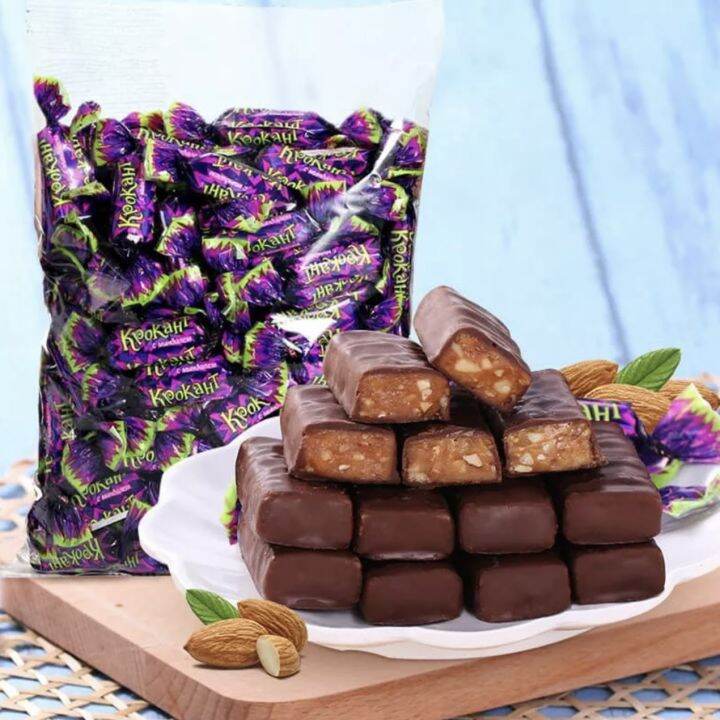 Kẹo Socola Nga Tím KPOKAHT Hạnh Nhân Gói 500g | Lazada.vn