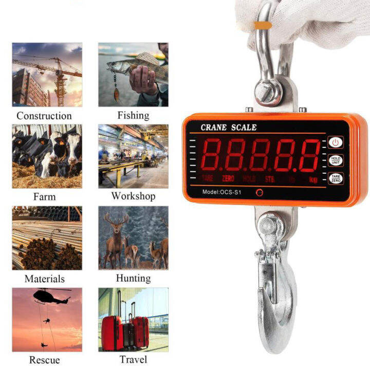 【original Product】digital Crane Scale 1000kg 2000lb Industrial Heavy