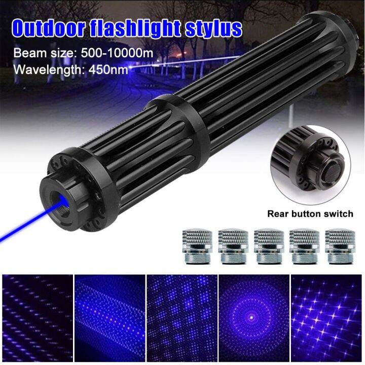 Blue Light Single Point Pointer Pointer Pen Green Flashlight Light ...