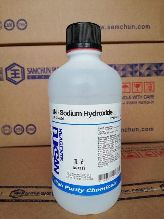 Lye For Soap Making LabChem Sodium Hydroxide, 0.1 N (0.1 M); 4 L Food ...