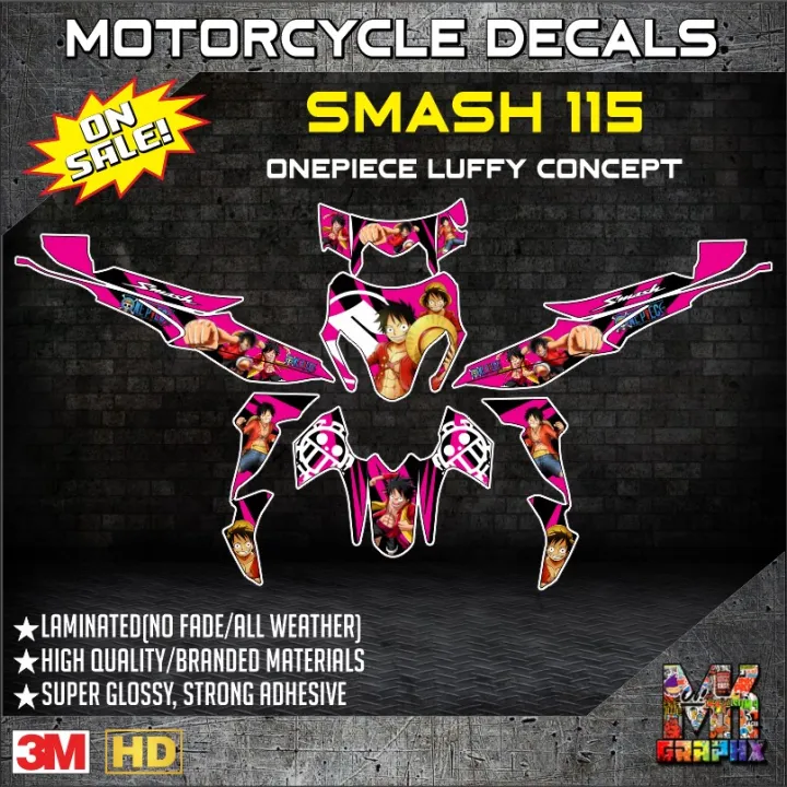 SUZUKI SMASH 115 FULL BODY DECALS DECALS STICKERS VINYL HIGH QUALITY ...