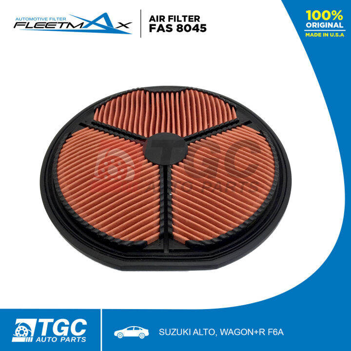 Fleetmax Air Filter / Air Cleaner SUZUKI ALTO, WAGON+R F6A FAS 8045 1PC ...