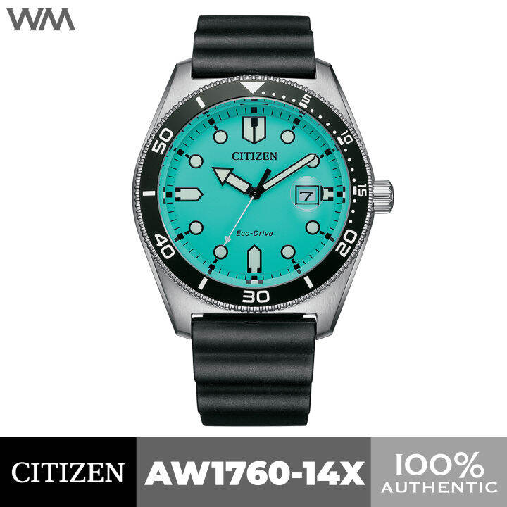 Citizen Teal Dial Eco-Drive Watch AW1760-14X | Lazada PH