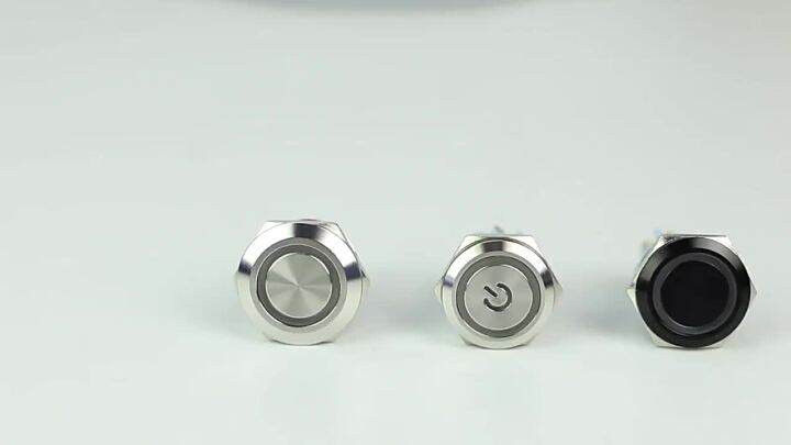 161922MM Metal Push Button Switch Power Button Electric Waterproof ...