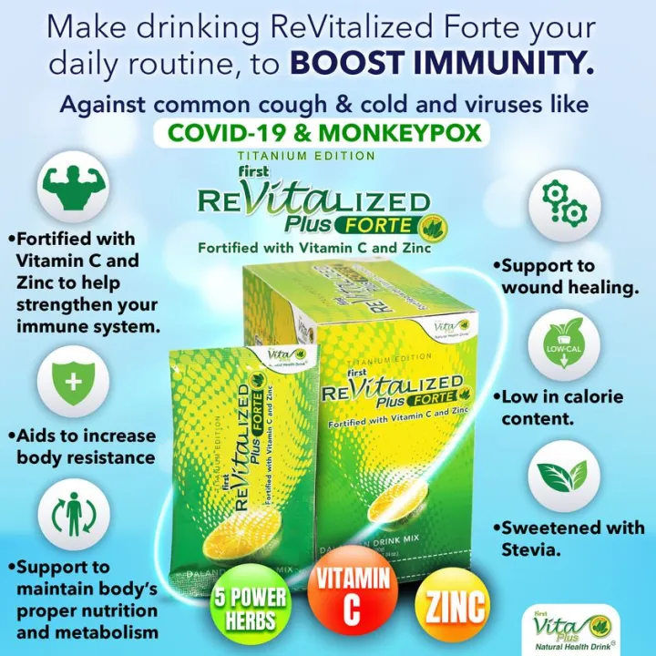 First reVITAlized Plus forte (Dalandan) | Lazada PH