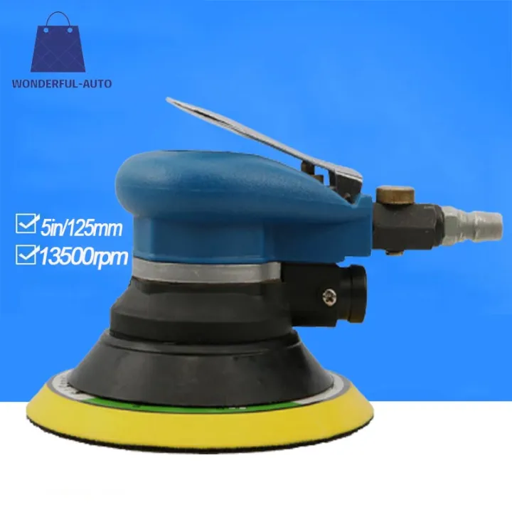 5 Inch Pneumatic Air Sander Polisher Tool Polishing Random Orbital Palm ...