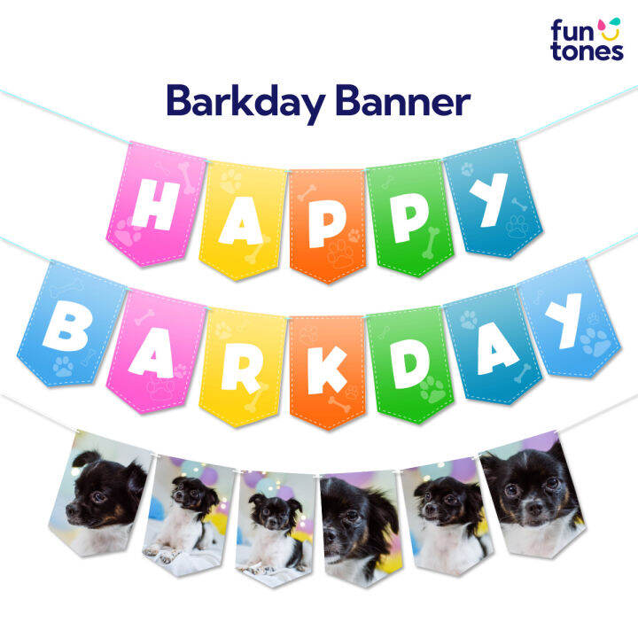 Happy Barkday Bunting Banner / Celebration Banner for Dogs / Pawty ...