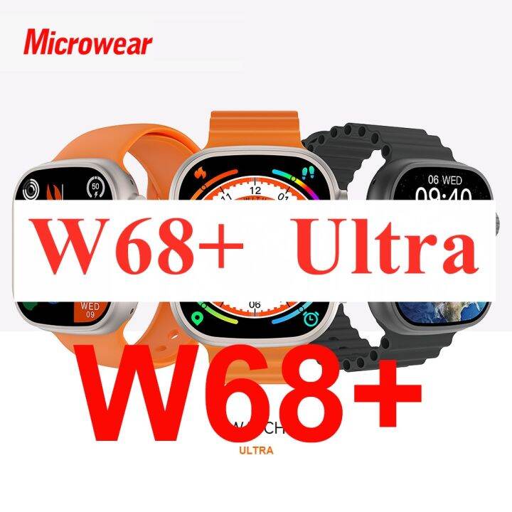 Smart Watch Ultra W68 Plus Ultra 49Mm Bluetooth Call NFC GPS Tracking ...