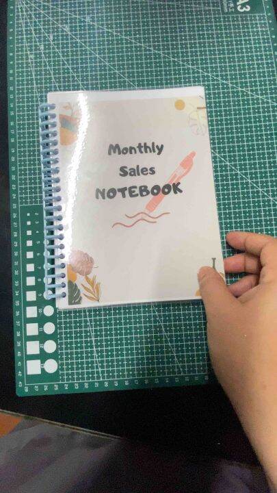 MONTHLY SALES NOTEBOOK | Lazada PH