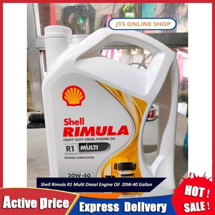 Shell Rimula R1 Multi Diesel Engine Oil 20W-40 Gallon | Lazada PH