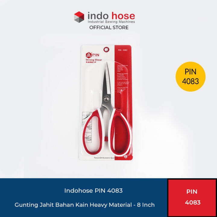 Indohose Pin 4083 Gunting Jahit Bahan Kain Heavy Material - 8 Inch ...