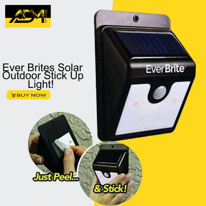 ADM Ever Brites Solar Outdoor Stick Up Light! | Lazada PH