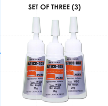 ALTECO CYANOACRYLATE ADHESIVE WSQ 20G (set of 3) | Lazada PH