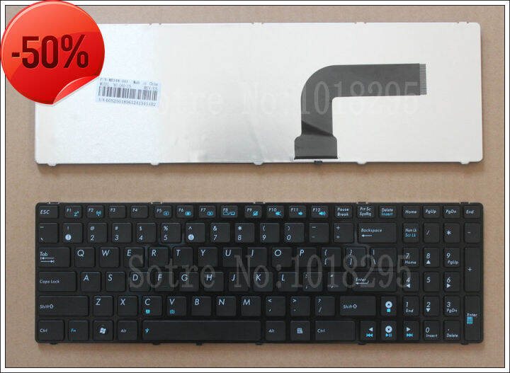 เราคีย์บอร์ดสำหรับ Asus B53 B53E B53F B53J B53S N90 A54LY N90S N90SC ...