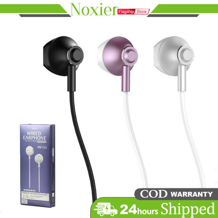 NOXIER Original Earphones In-ear Wired Control Earphone Headset Mic ...