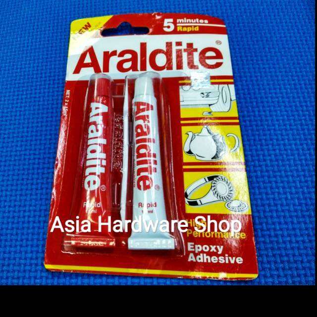 Lem Besi Araldite 5 menit Araldite Red Araldite Merah Lem Epoxy ...