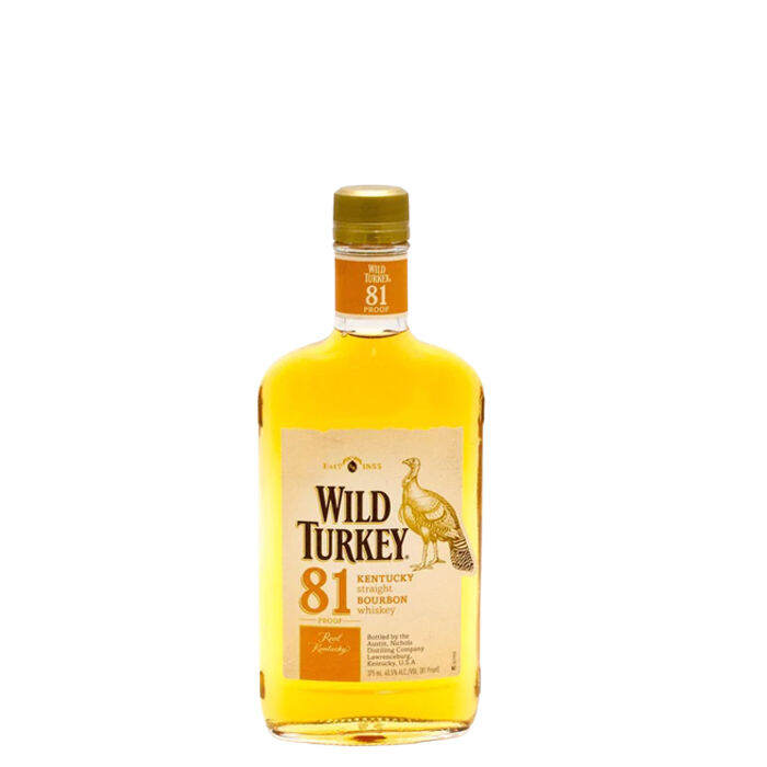 Wild Turkey - 81 Proof Bourbon 375ml | Kentucky Straight Bourbon ...