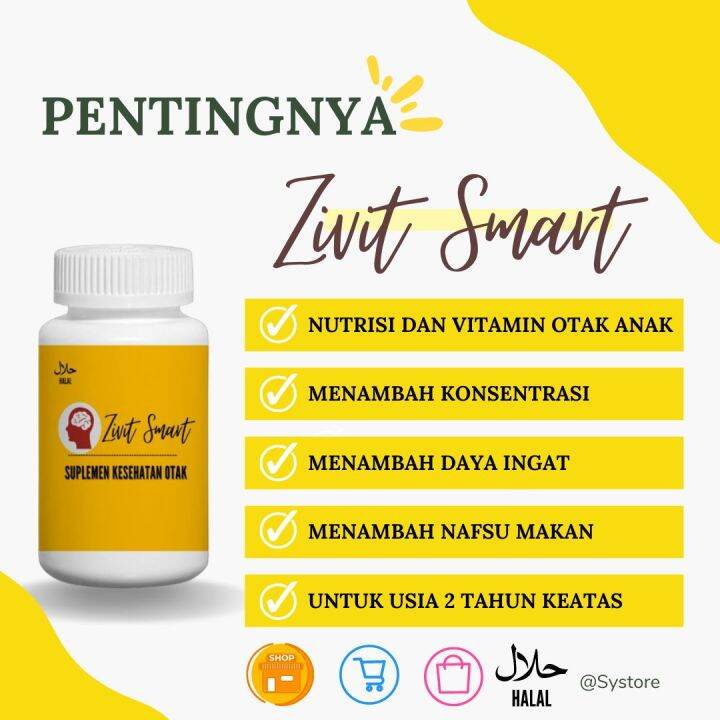 SUPLEMEN KECERDASAN OTAK ANAK 5 KAPSUL VITAMIN OTAK ANAK BIAR CERDAS ...