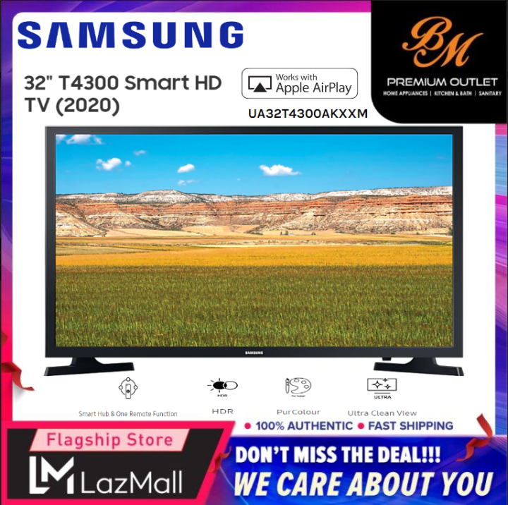 SAMSUNG (UA32T4300AKXXM) UA32T4300 32' SMART HD TV/HDR/ DVB-T2 YEAR ...