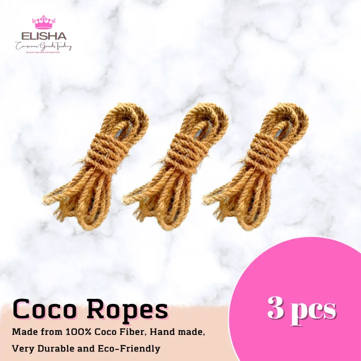 ELISHA | Mura na Quality pa! 3pcs 14 meters Coco Ropes Used in Making ...