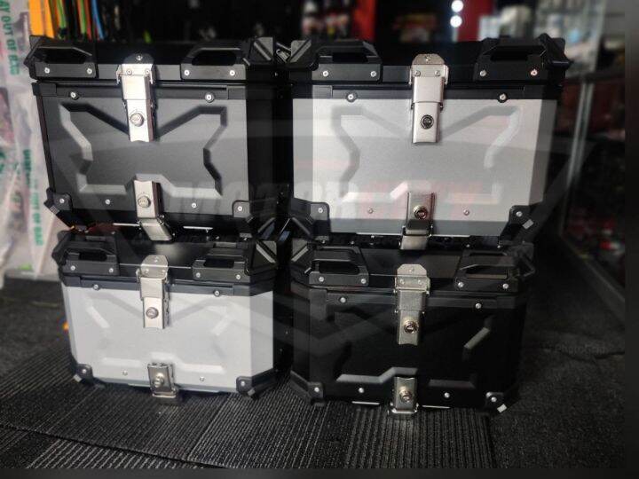 45L ALUMINIUM TOP BOX X DESIGN KOTAK MOTOSIKAL PETI ALUMINIUM BOX ...